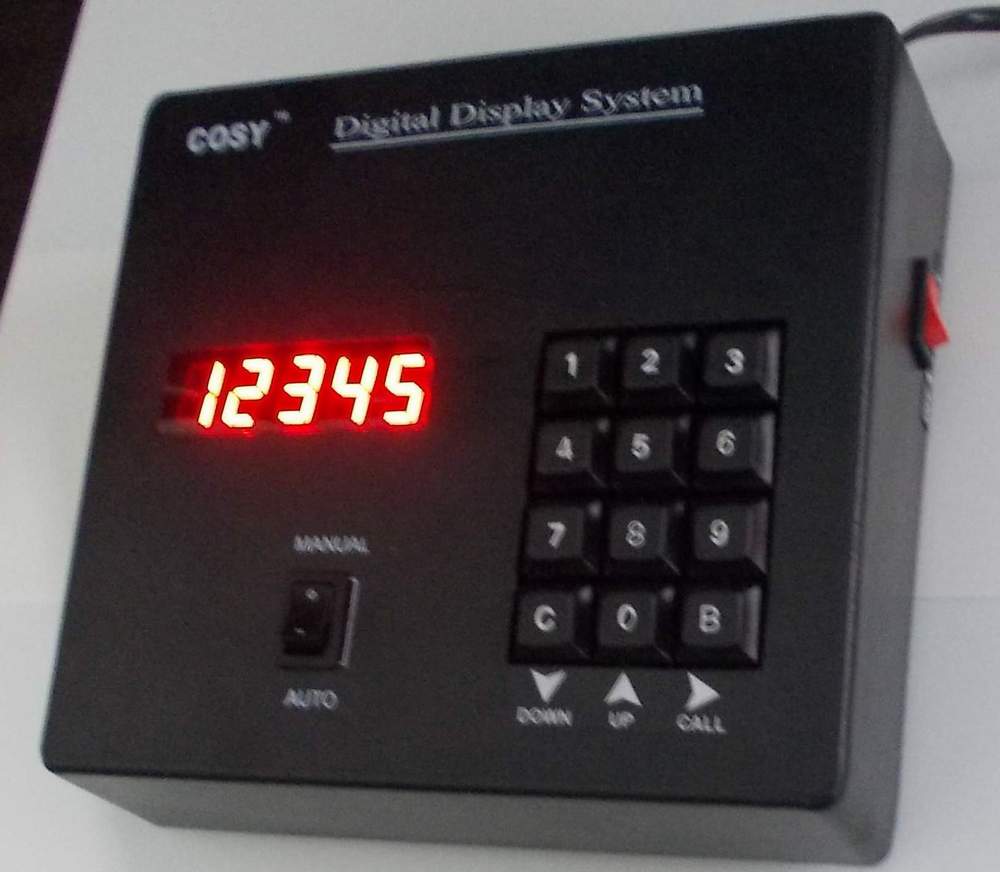 Token Number Display ( 5 digit) - Queue Management System